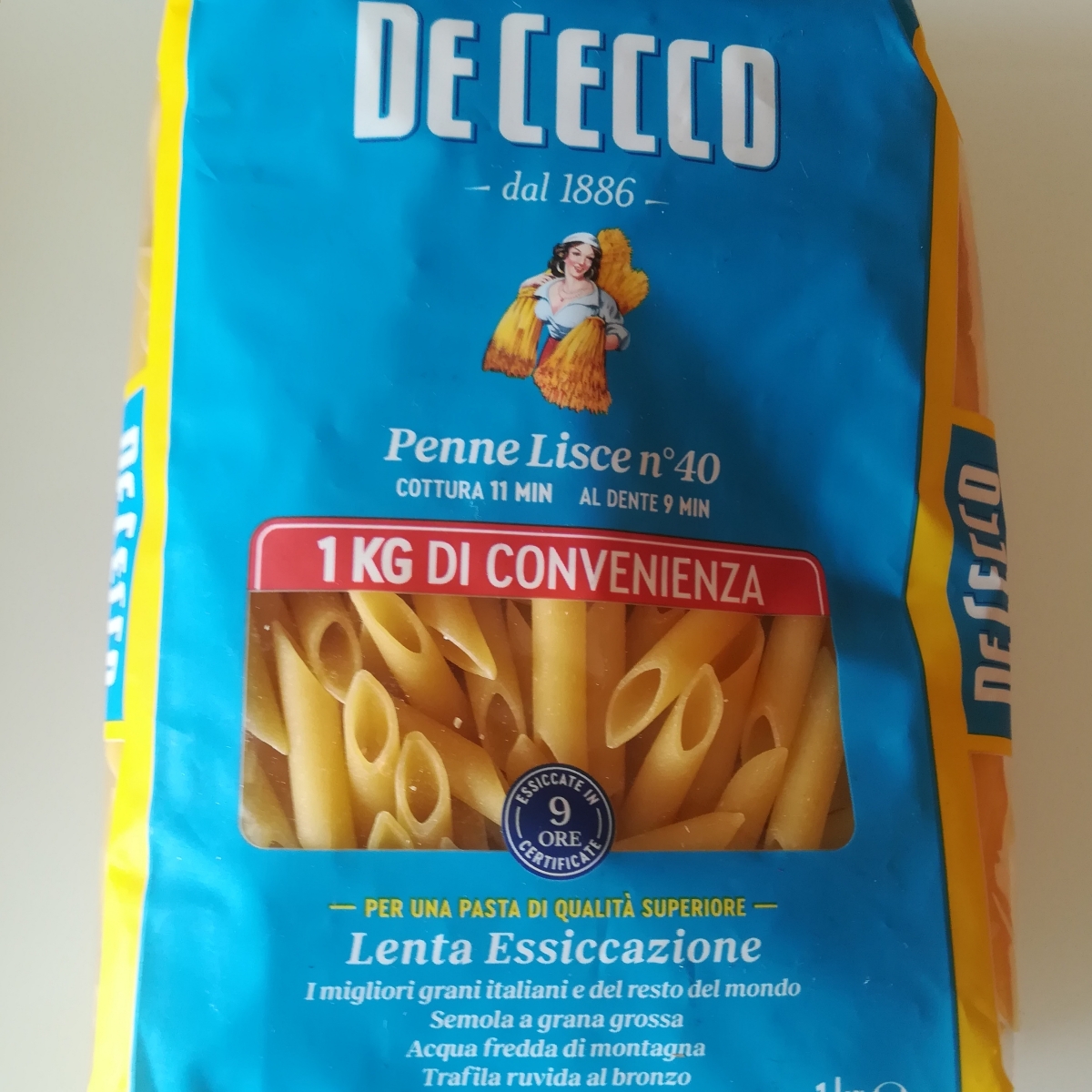 Penne lisce 40 from De cecco - Vegan Product Reviews & Ratings | abillion