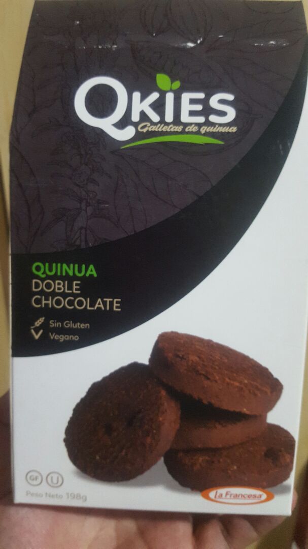 Galletas Veganas De Quinua con Doble Chocolate from Qkies - Vegan ...