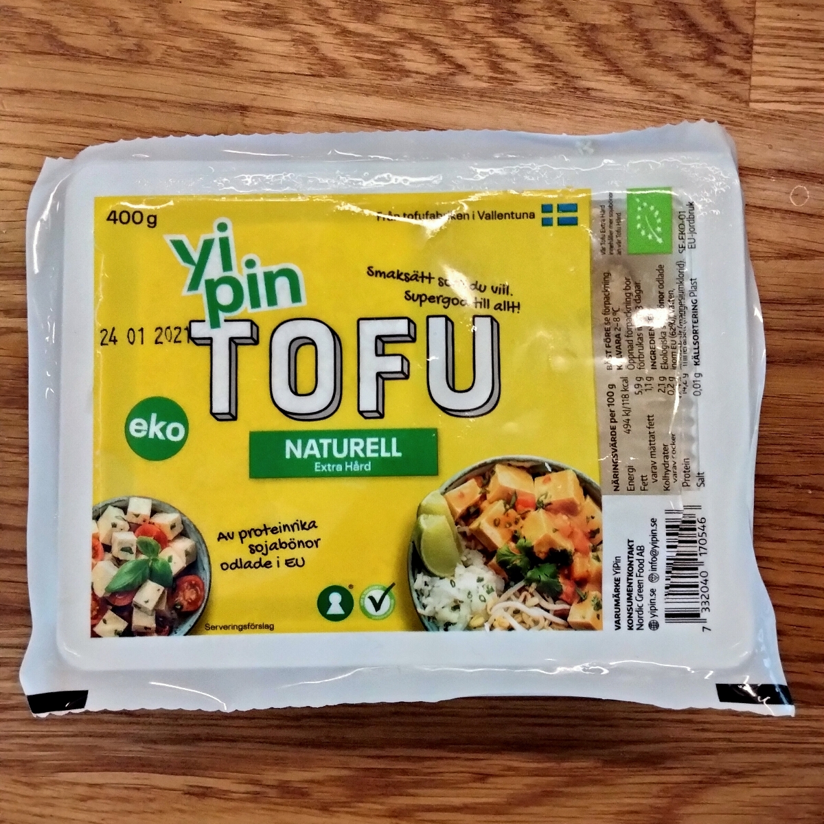 Tofu Natural from Yi Pin - Vegan Product Reviews & Ratings | abillion