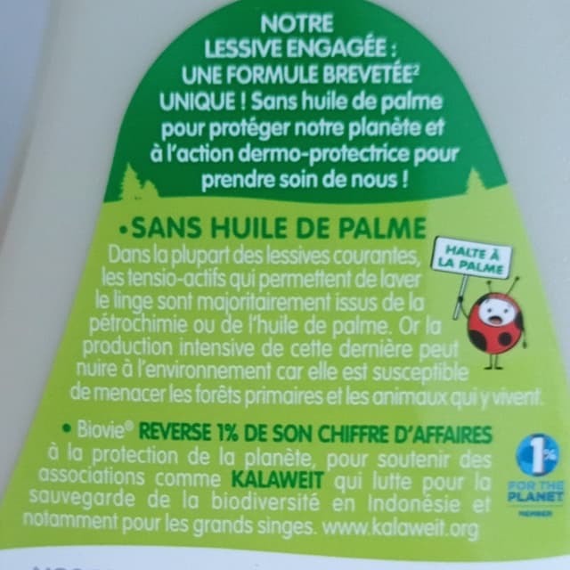 Biovie Lessive engagée 0% huile de palme au lavandin Reviews | abillion