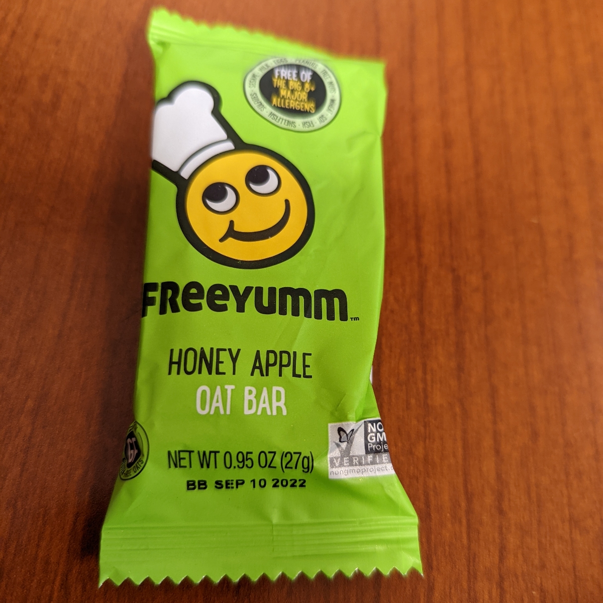 Honey Apple Oat Bar from Freeyumm - Vegan Product Reviews & Ratings ...