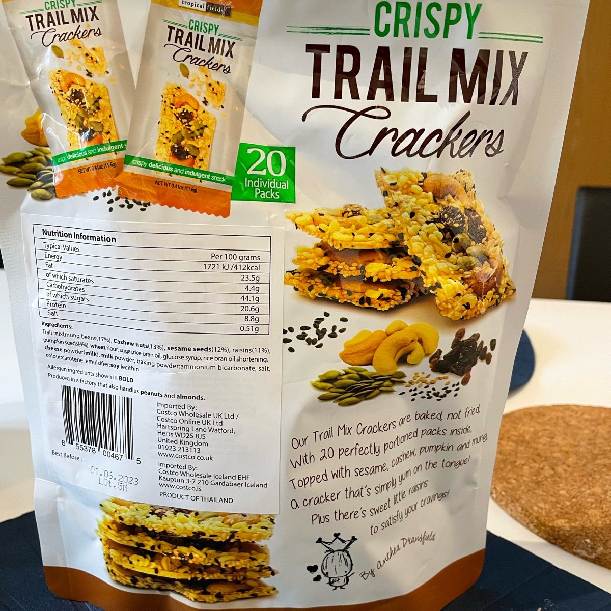 Trail Mix Crakers from Tropical fields - Vegan Product Reviews ...