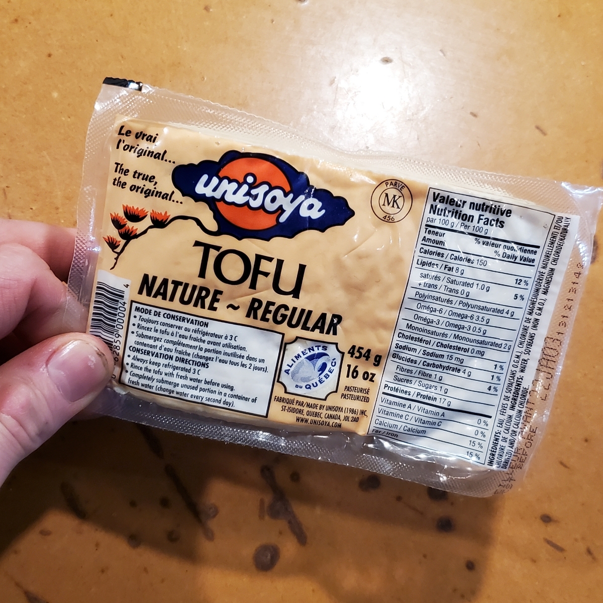 Regular Tofu from Unisoya - Vegan Product Reviews & Ratings | abillion