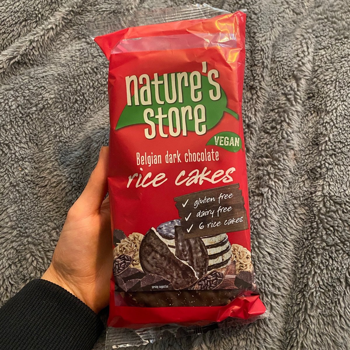 Belgian Dark Chocolate Rice Cakes from nature's store - Vegan Product ...