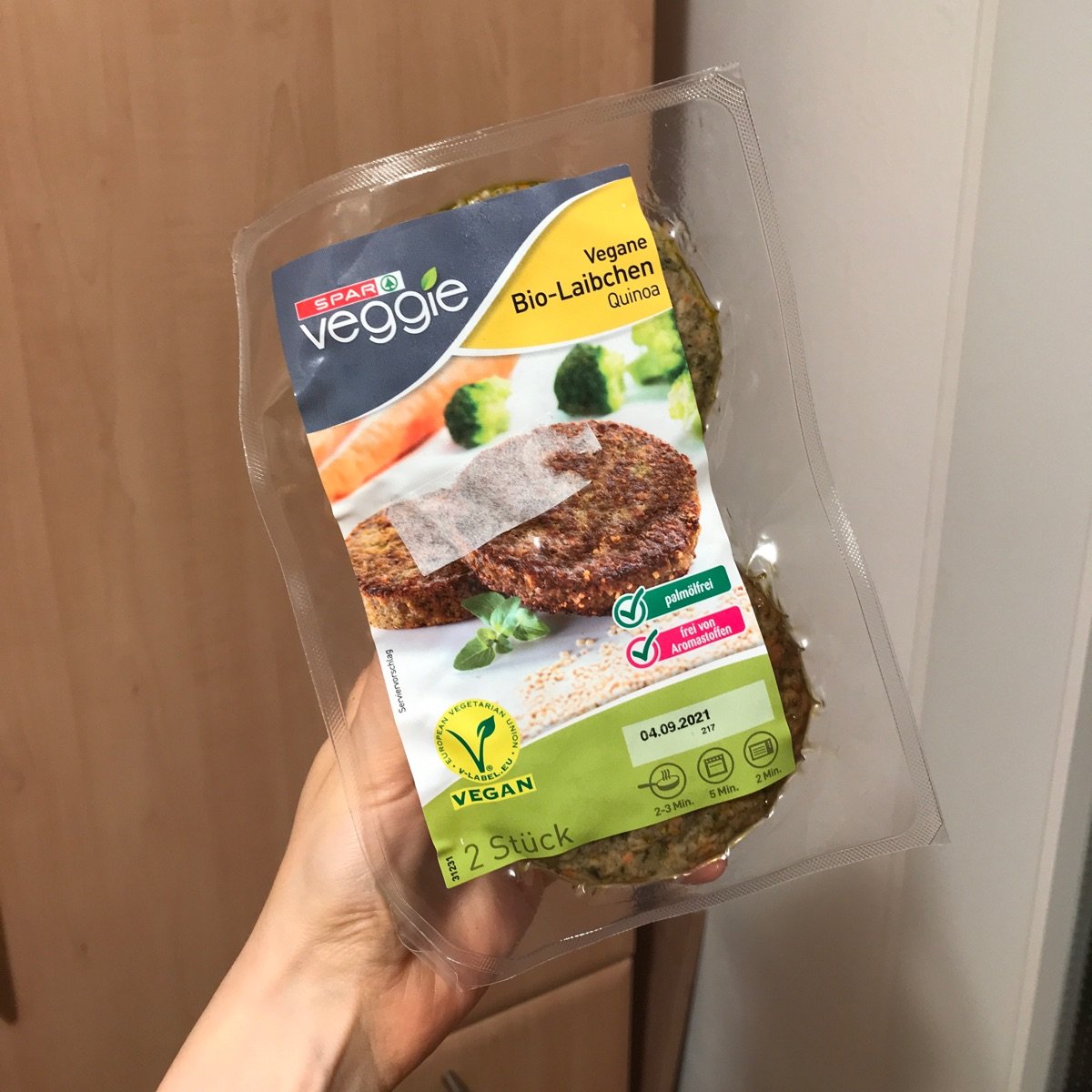 quinoa patties from Spar Veggie - Vegan Product Reviews & Ratings ...