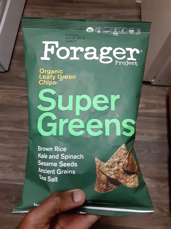 Forager Project Organic Leefy Green Tortilla Chips Super Greens Review ...