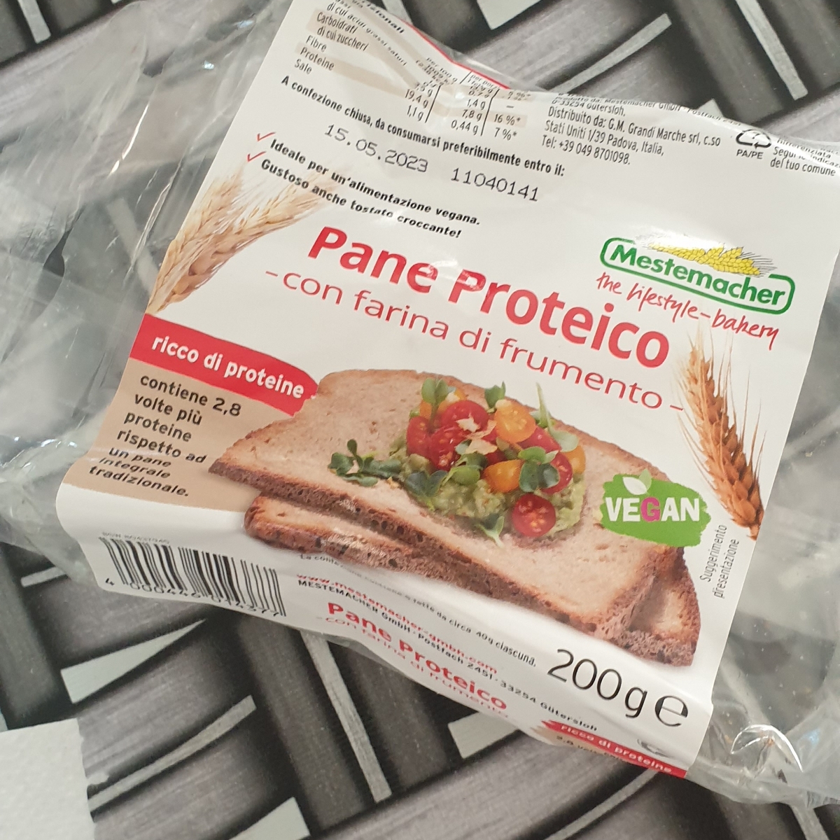 Pane proteico from Pane proteico Mestemacher - Vegan Product Reviews ...