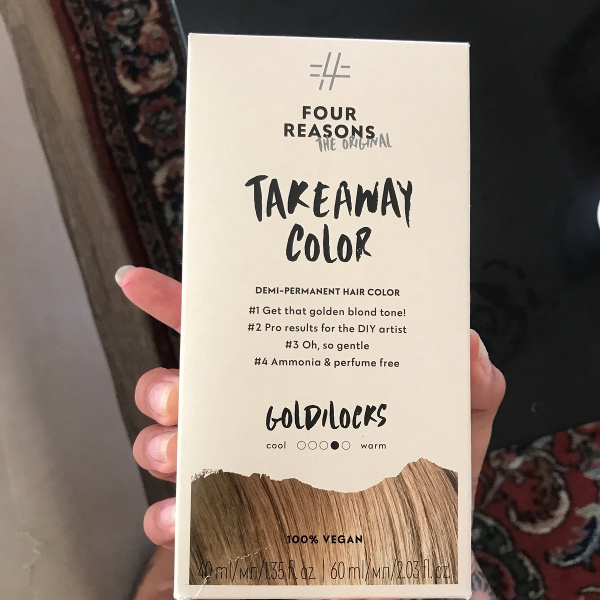 Goldilocks Hair Colour from Four Reasons - Vegan Product Reviews ...