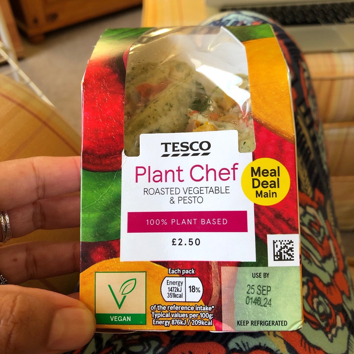 Plant chef roast vegetable wrap from Tesco - Vegan Product Reviews ...