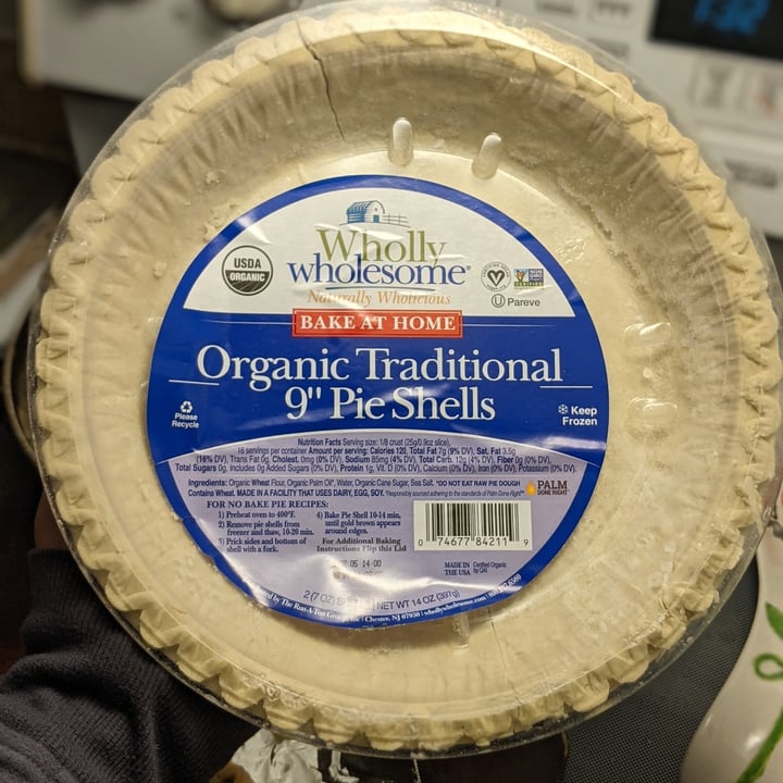 Wholly Wholesome Organic Traditional 9" Pie Shells Review | abillion