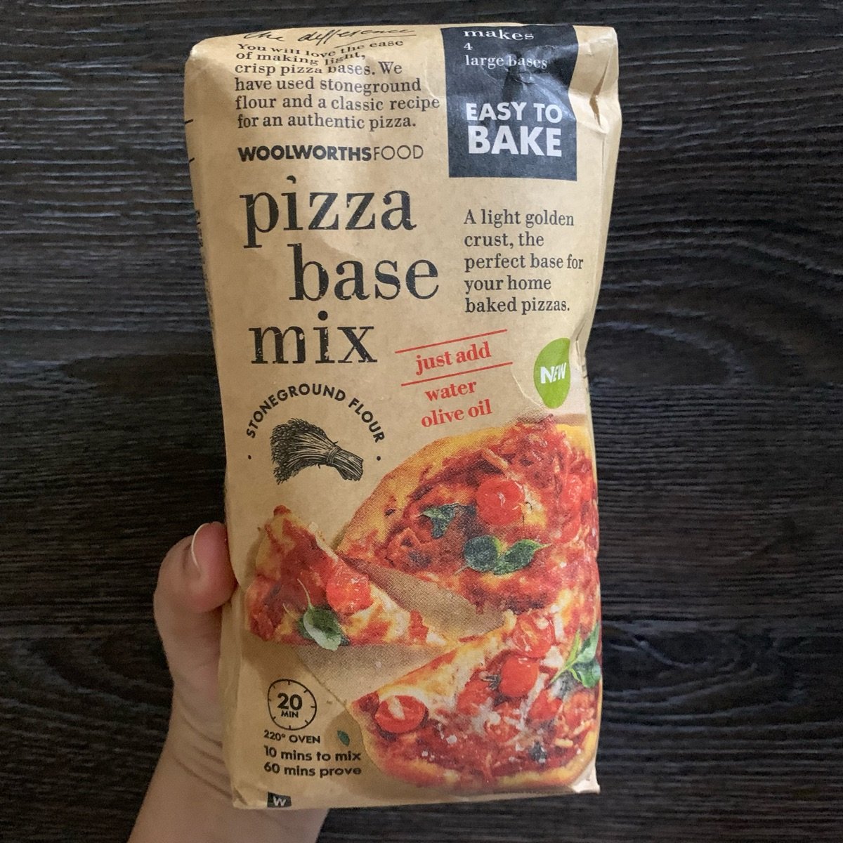 Pizza base mix from Woolworths Food - Vegan Product Reviews & Ratings ...
