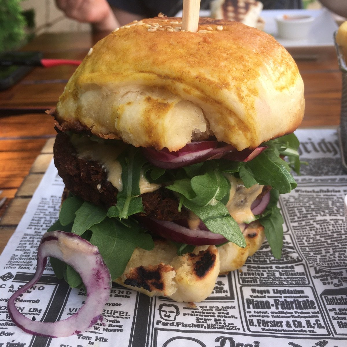 Vegan Burger Menu at Domenico, Varaždin - Vegan Dish Reviews & Ratings ...