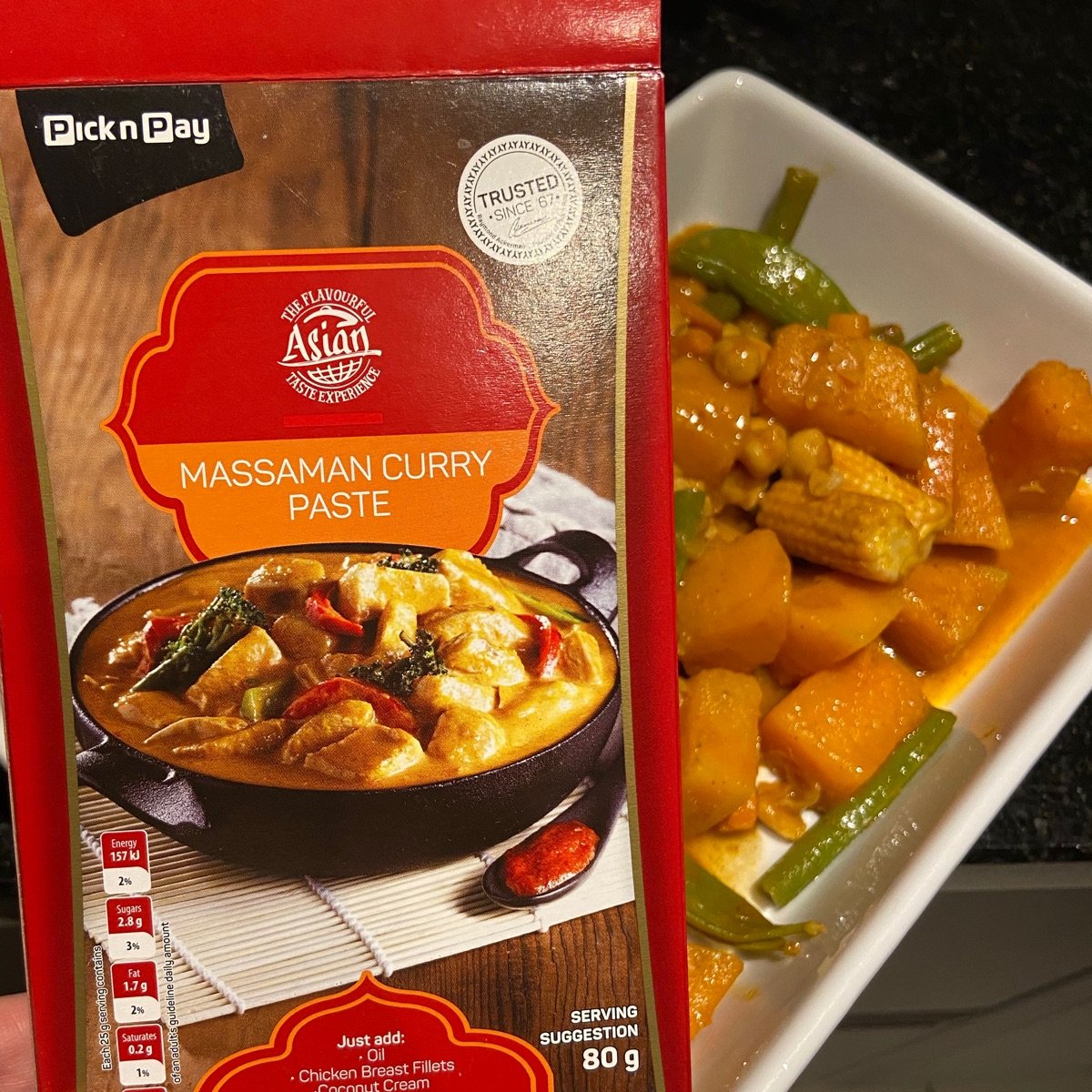 Massaman Curry Paste from Pick n Pay - Vegan Product Reviews & Ratings ...