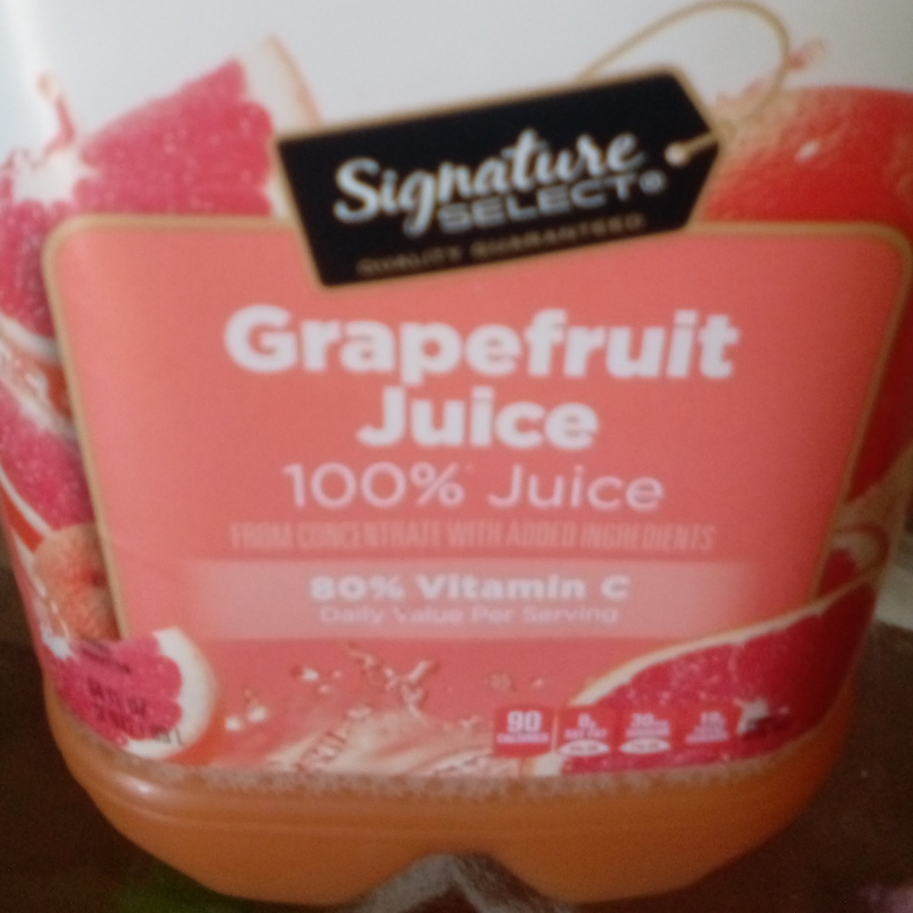 Grapefruit Juice from Signature Select - Vegan Product Reviews & Ratings | abillion
