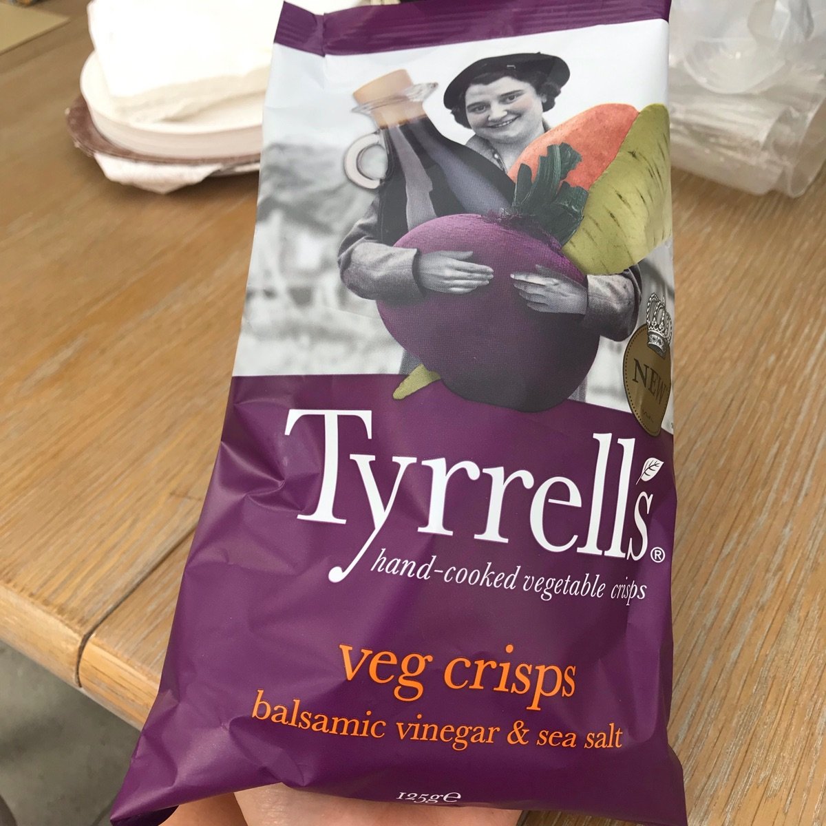 Balsamic Vinegar & Sea Salt Veg Crisps from Tyrrell's - Vegan Product ...