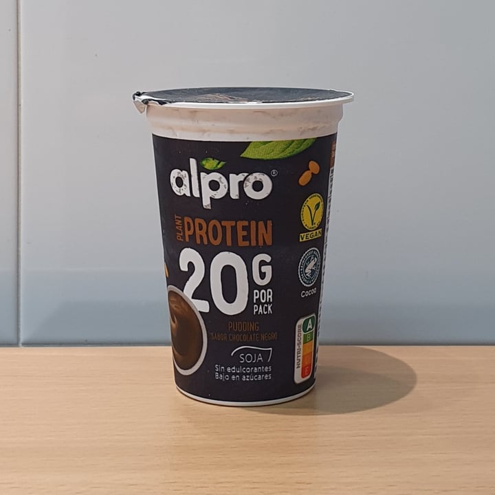 Alpro dark chocolate plant protein pudding Review | abillion