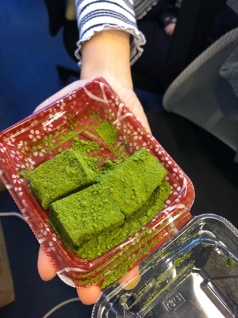 Matcha warabi mochi at Don Don Donki 100AM, Singapore - Vegan Dish ...