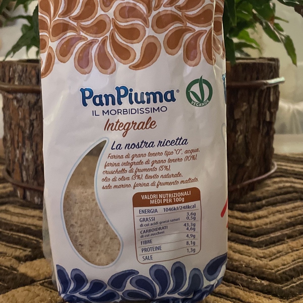 Pane Biologico Integrale from Pan piuma - Vegan Product Reviews ...