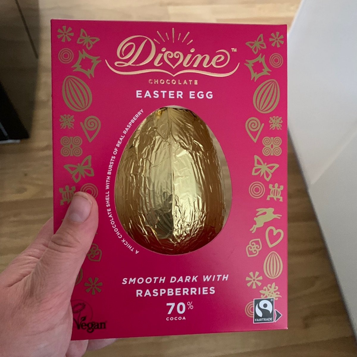 Divine Chocolate Easter egg dark raspberry 评价 | abillion