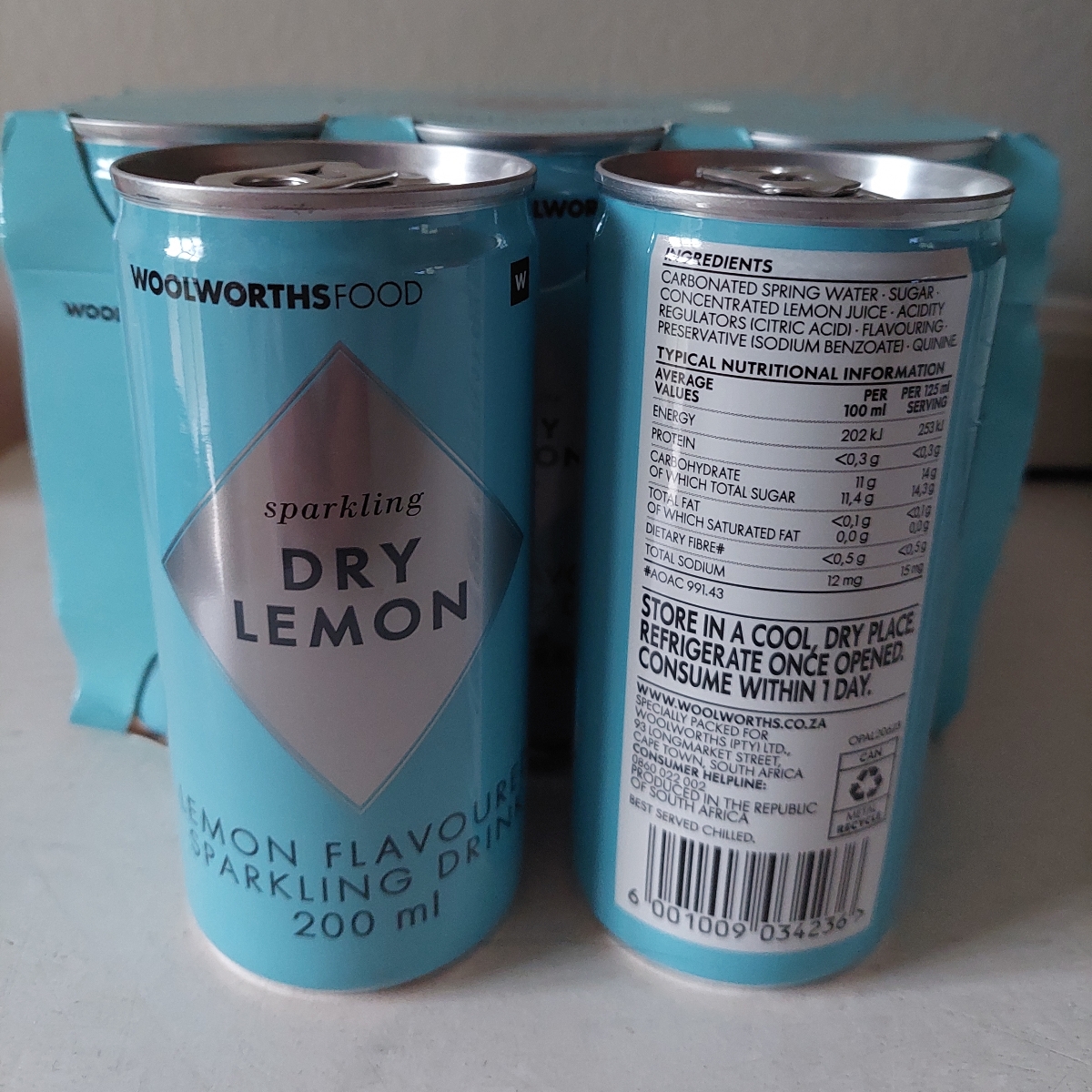 Sparkling Dry Lemon from Woolworths Food - Vegan Product Reviews & Ratings | abillion