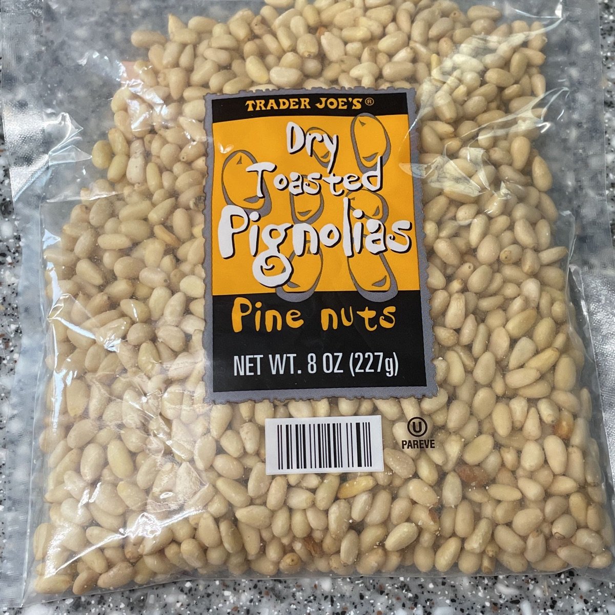 Dry Toasted Pignolias Pine Nuts from Trader Joe's - Vegan Product ...