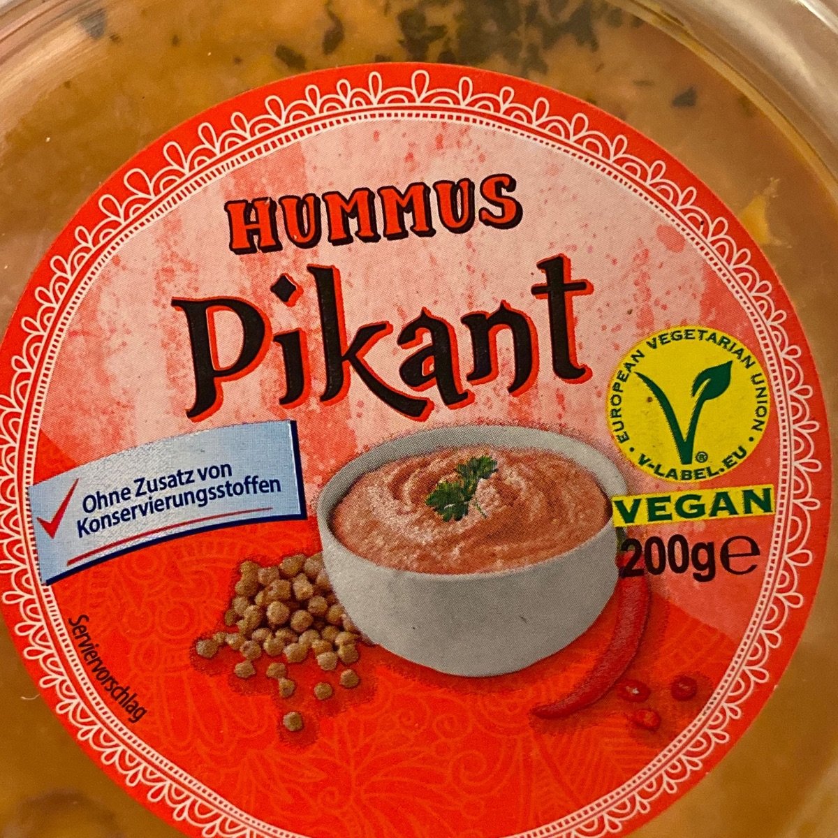 Hummus Pikant from Hummus - Vegan Product Reviews & Ratings | abillion