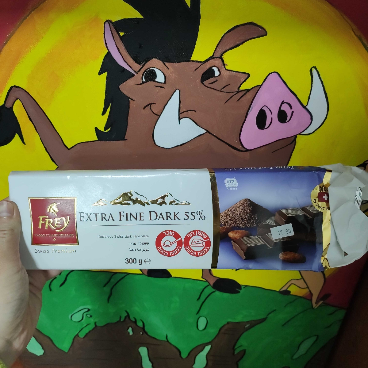 Extra Fine Dark Chocolate 55% from Frey - Vegan Product Reviews ...
