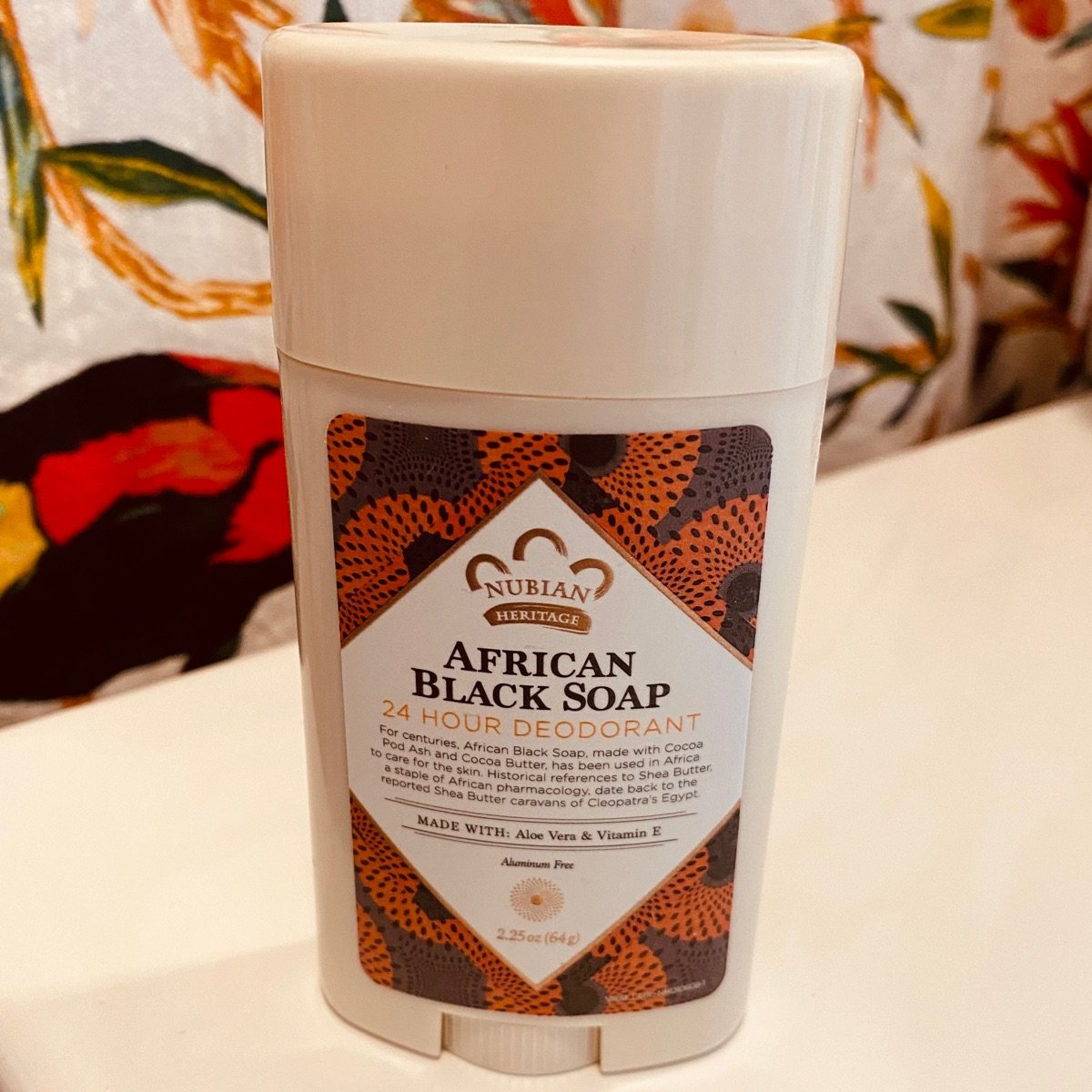 African Black Soap Deodorant from Nubian heritage - Vegan Product ...