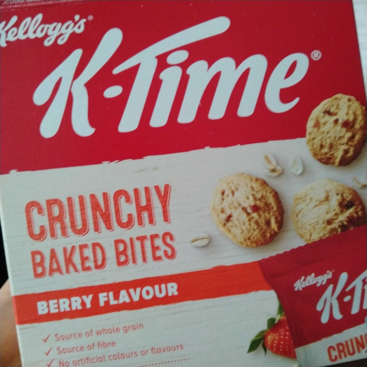 K-Time Crunchy Baked Bites - Berry Flavour from Kellogg's - Vegan ...