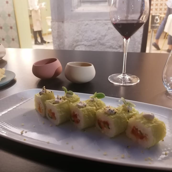 Linfa Milano - Eat Different Milano, Italy Futomaki Nori Verde Review ...