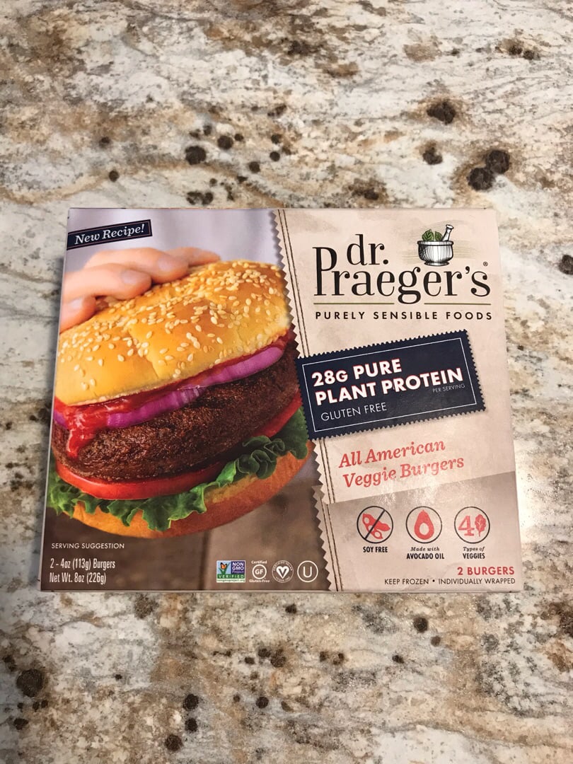 All American Veggie Burger from Dr. Praeger's - Vegan Product Reviews ...