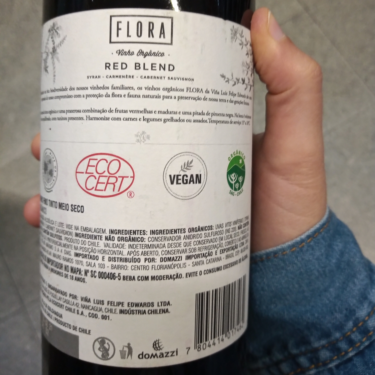 Vinho Orgânico from flora - Vegan Product Reviews & Ratings | abillion