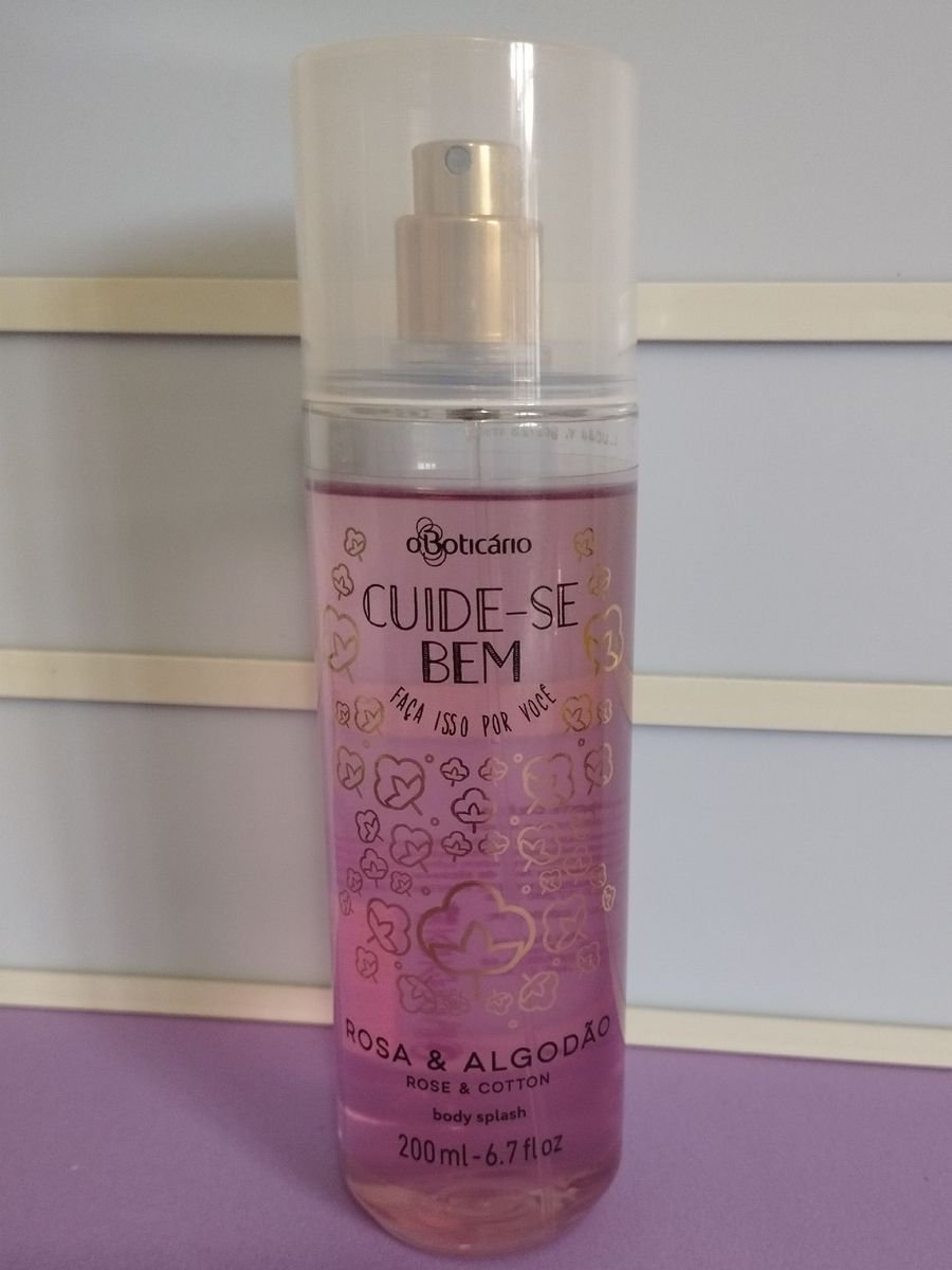 Body Splash Rosa & Algodão from O Boticário - Vegan Product Reviews ...