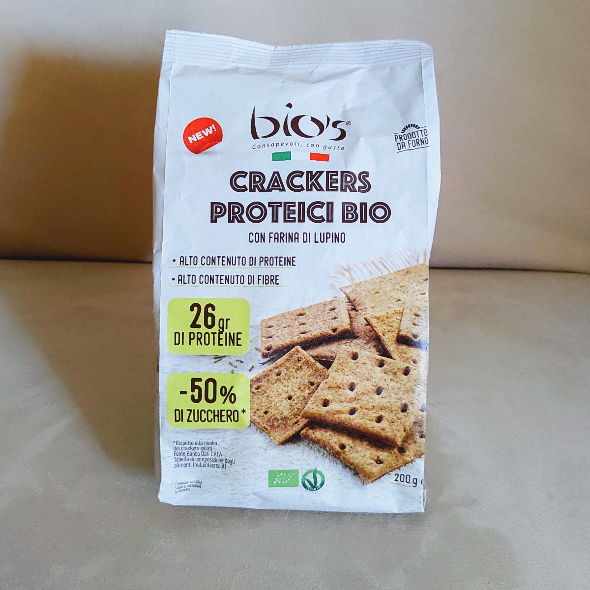 Crackers proteici bio from Bio's Merenderia - Vegan Product Reviews ...