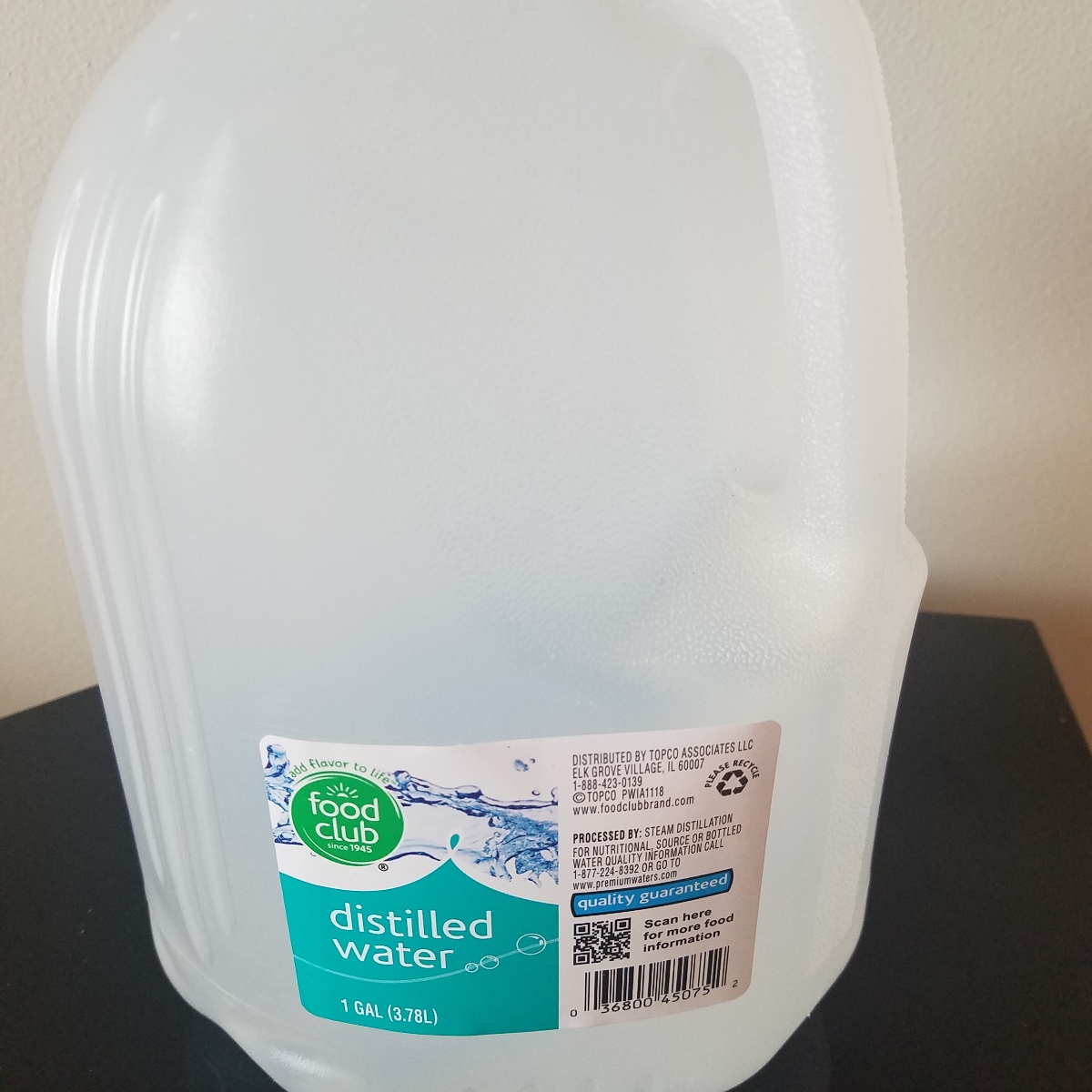 Distilled Water from Food Club - Vegan Product Reviews & Ratings | abillion
