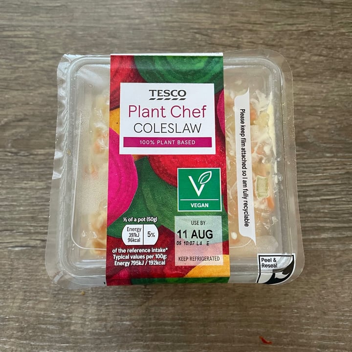 Tesco Plant Chef Coleslaw Review | abillion
