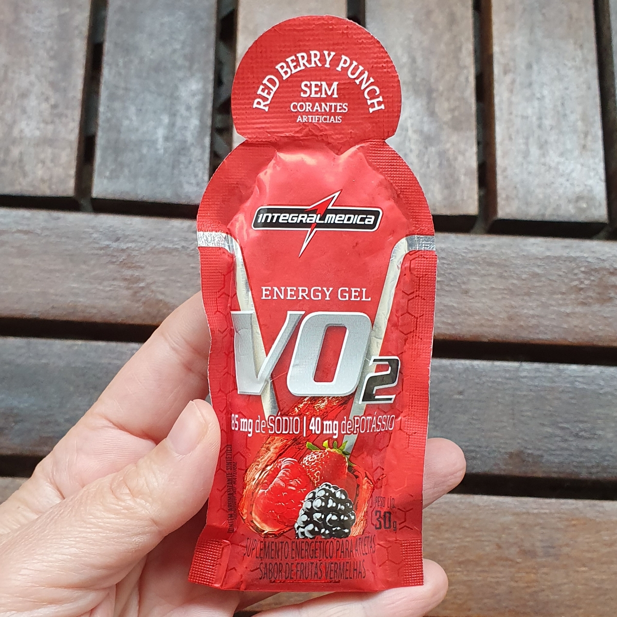 Energy Gel VO2 Sabor Red Berry Punch from Integral Médica Suplementos ...