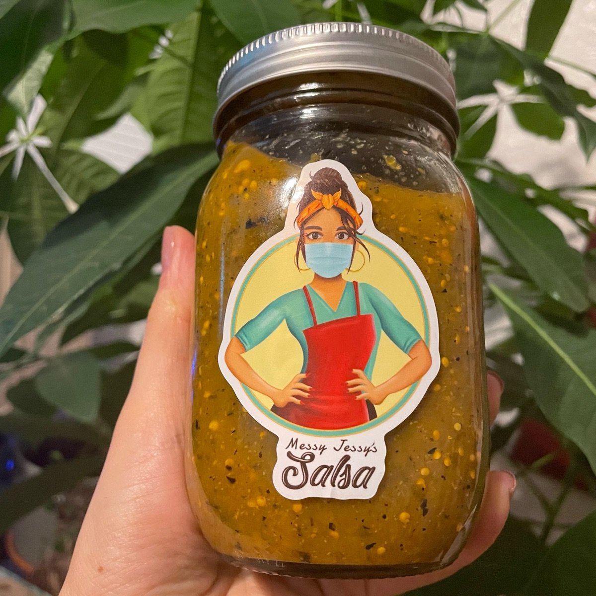 Roasted Verde Salsa “Messier” Medium from Messy Jessy’s Salsa - Vegan ...
