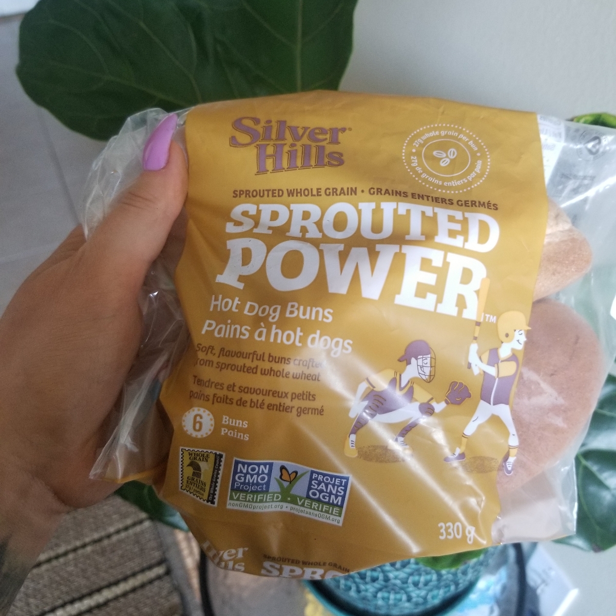 Sprouted Power Hot Dog Buns from Silver Hills Sprouted Bakery - Vegan ...