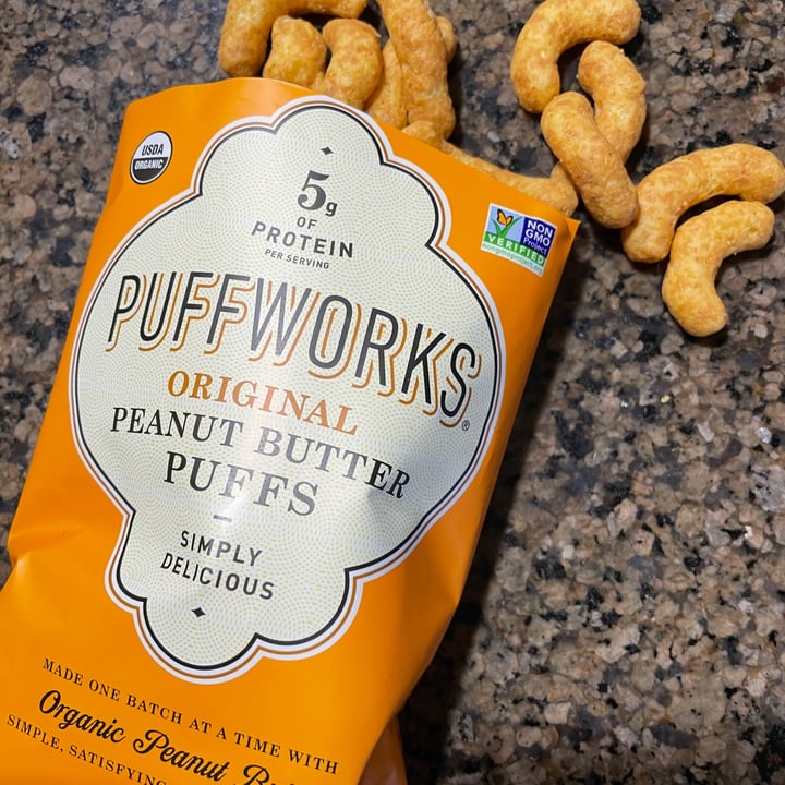Puffworks Original peanut butter puffs Review | abillion