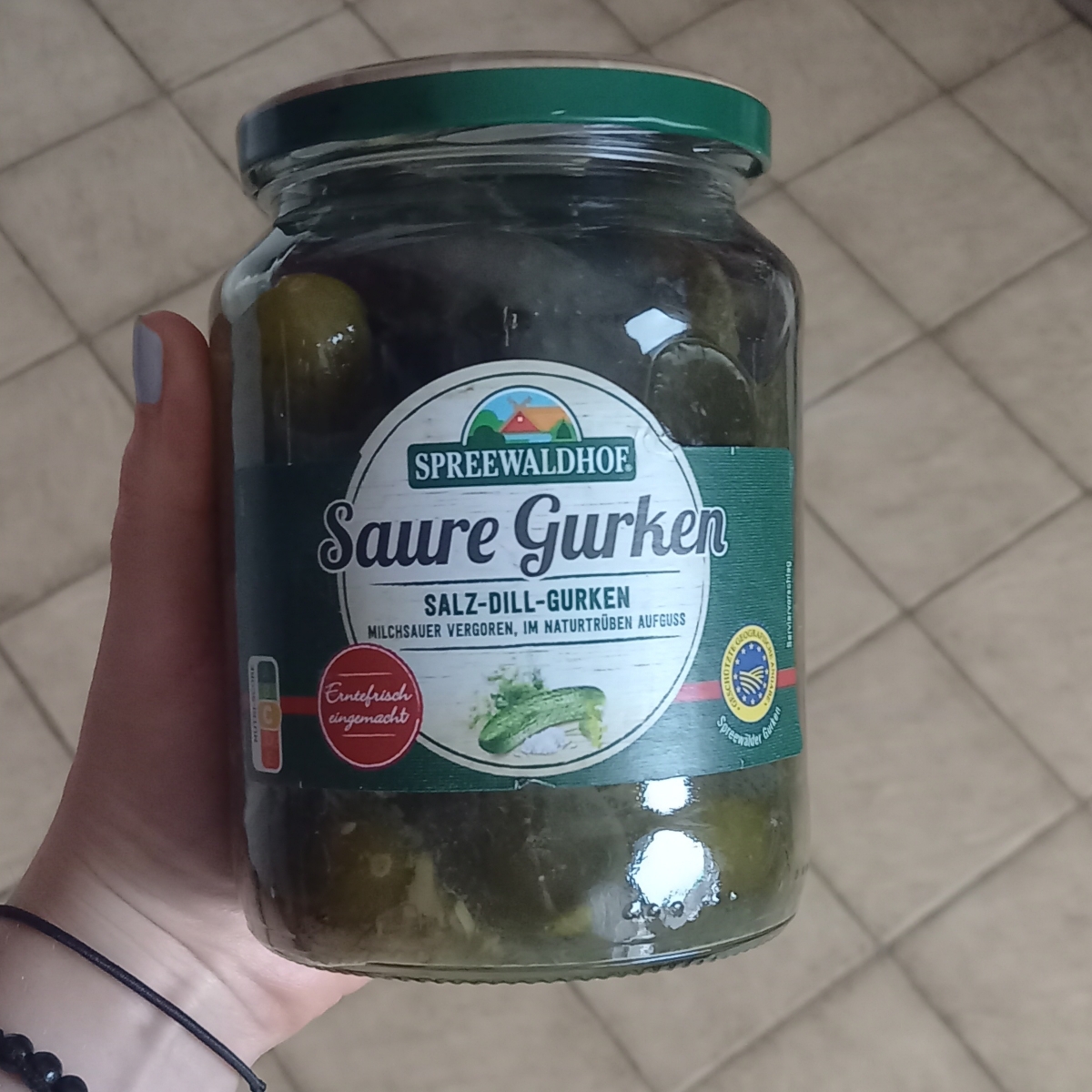 Saure Gurken, Salz-Dill-Gurken from Spreewaldhof - Vegan Product ...