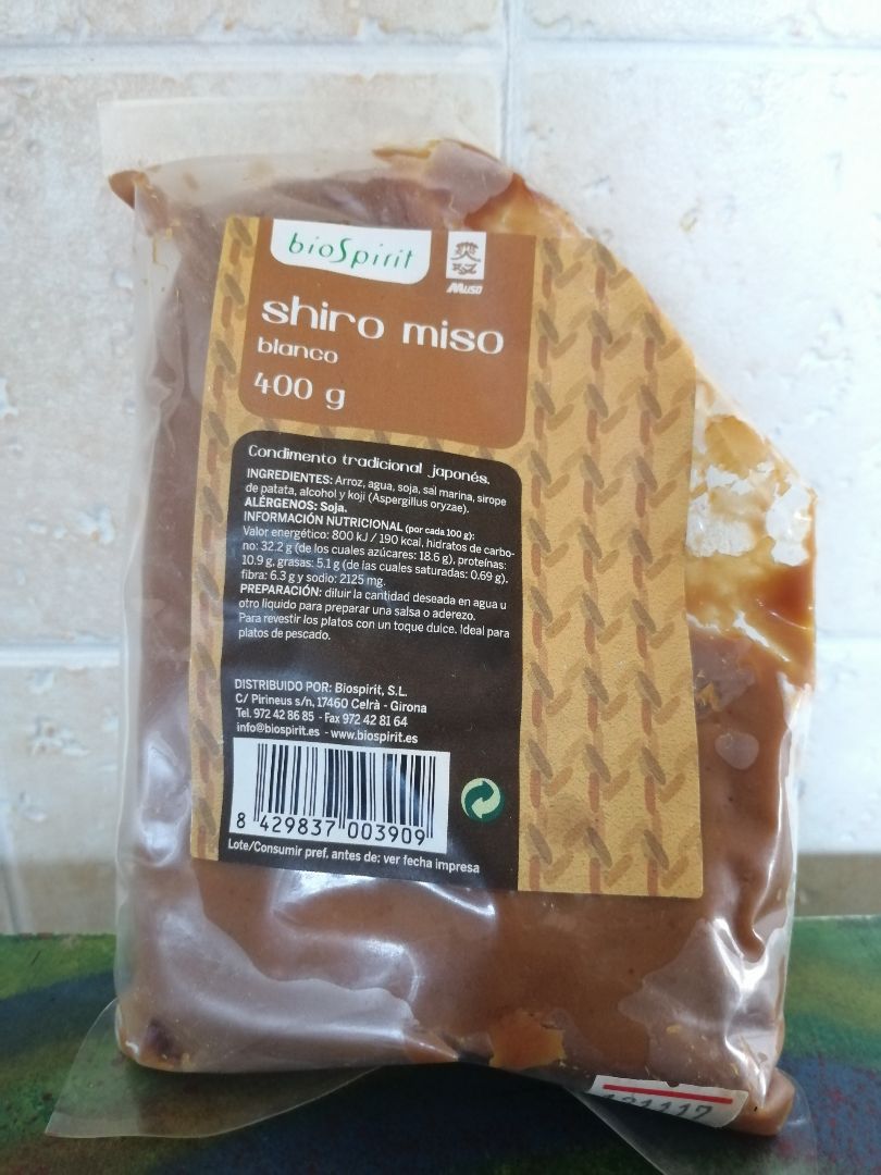 Shiro miso from Biospirit - Vegan Product Reviews & Ratings | abillion