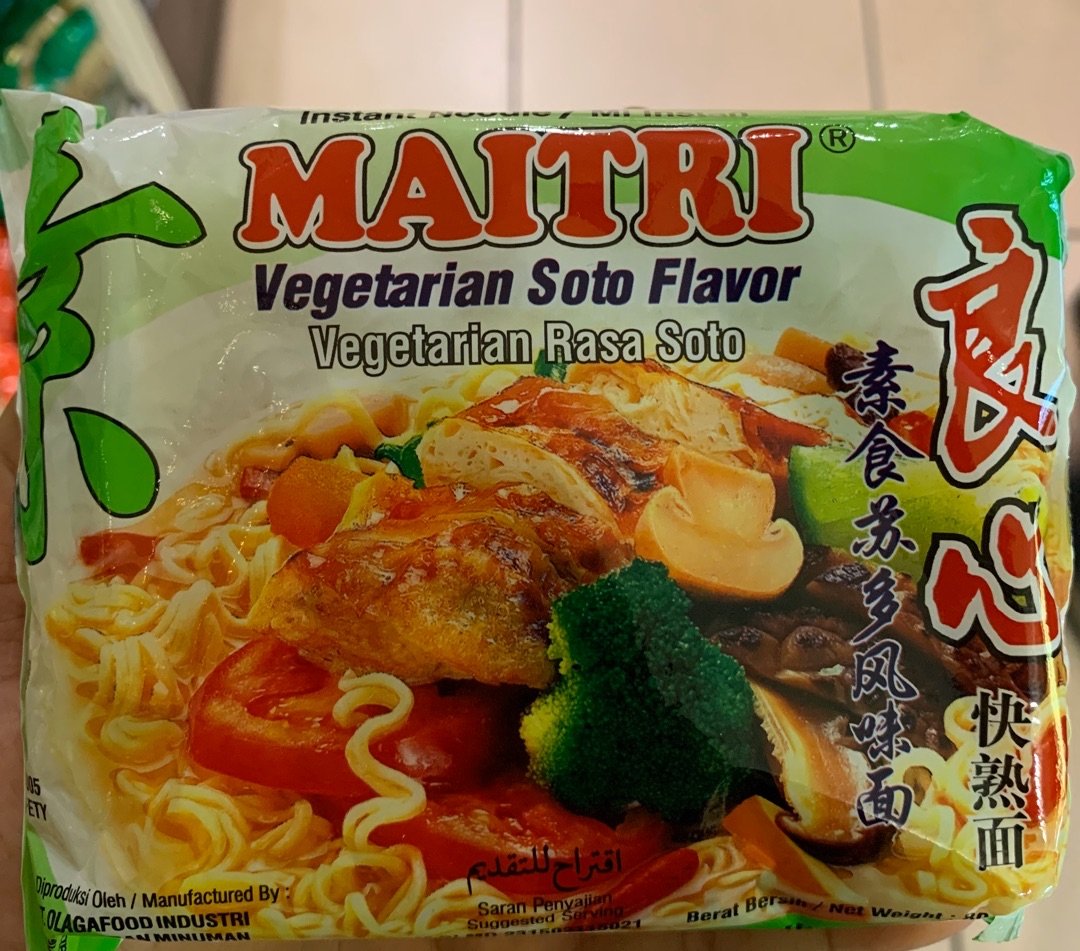 Vegetarian Soto Flavour (Instant Noodles) from Maitri - Vegan Product ...