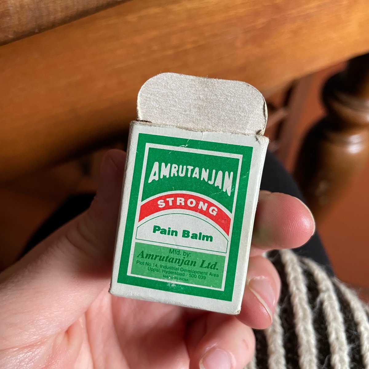 India's leading pain balm from Amrutanjan - Vegan Product Reviews ...