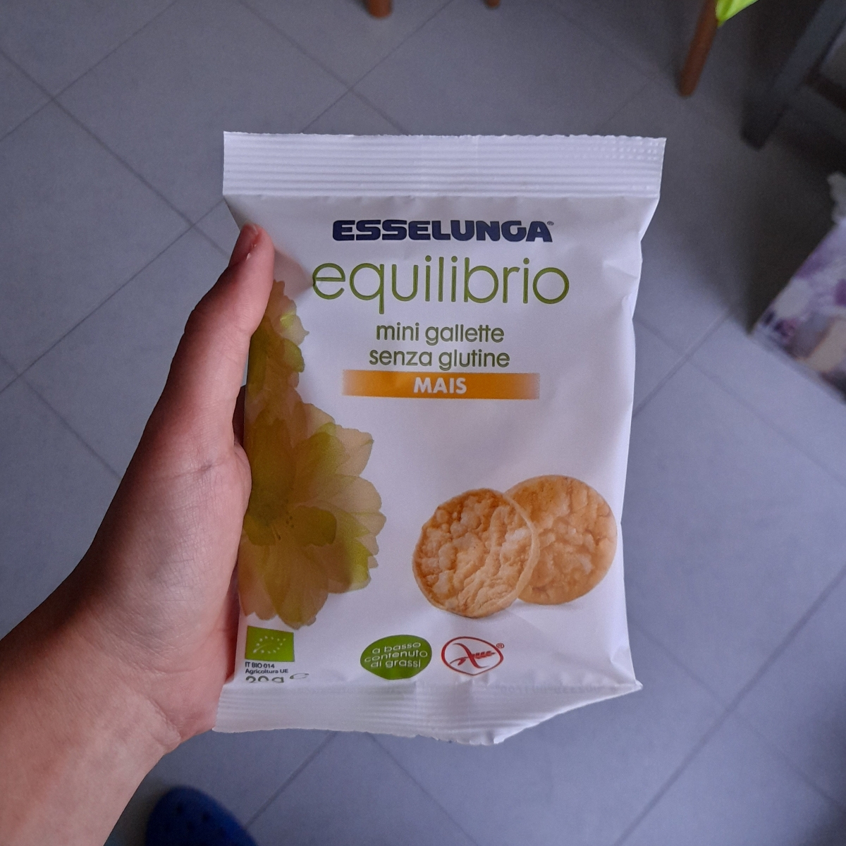 mini gallette di mais from Esselunga equilibrio - Vegan Product Reviews ...