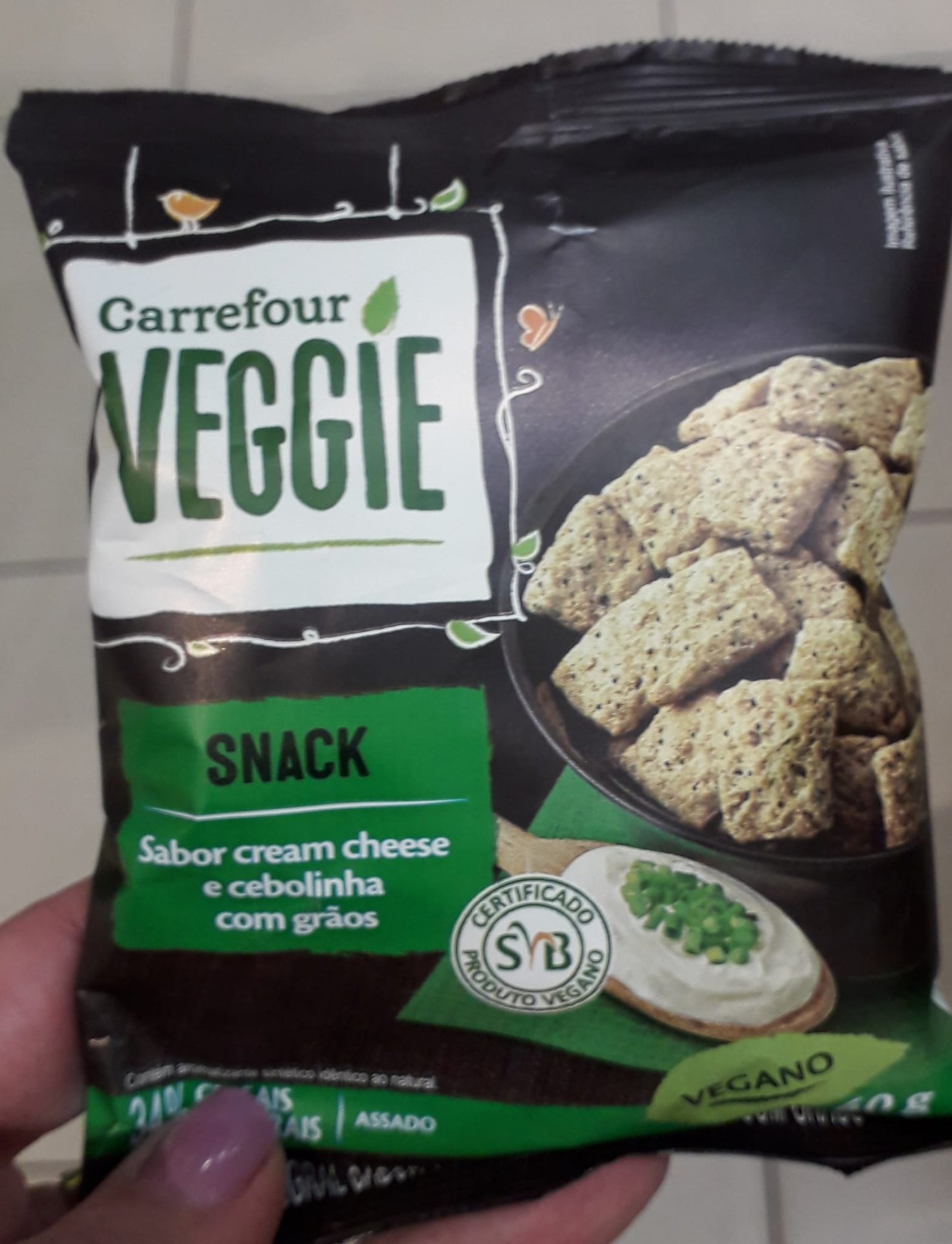 Snacks com cebolinha e grãos from Snacks com cebolinha e gãos - Vegan ...