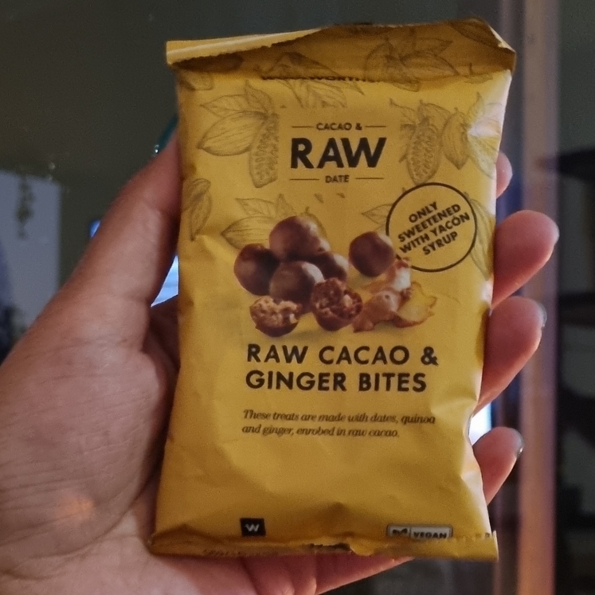 Raw Cacao & ginger bites from Woolworths Food - Vegan Product Reviews ...