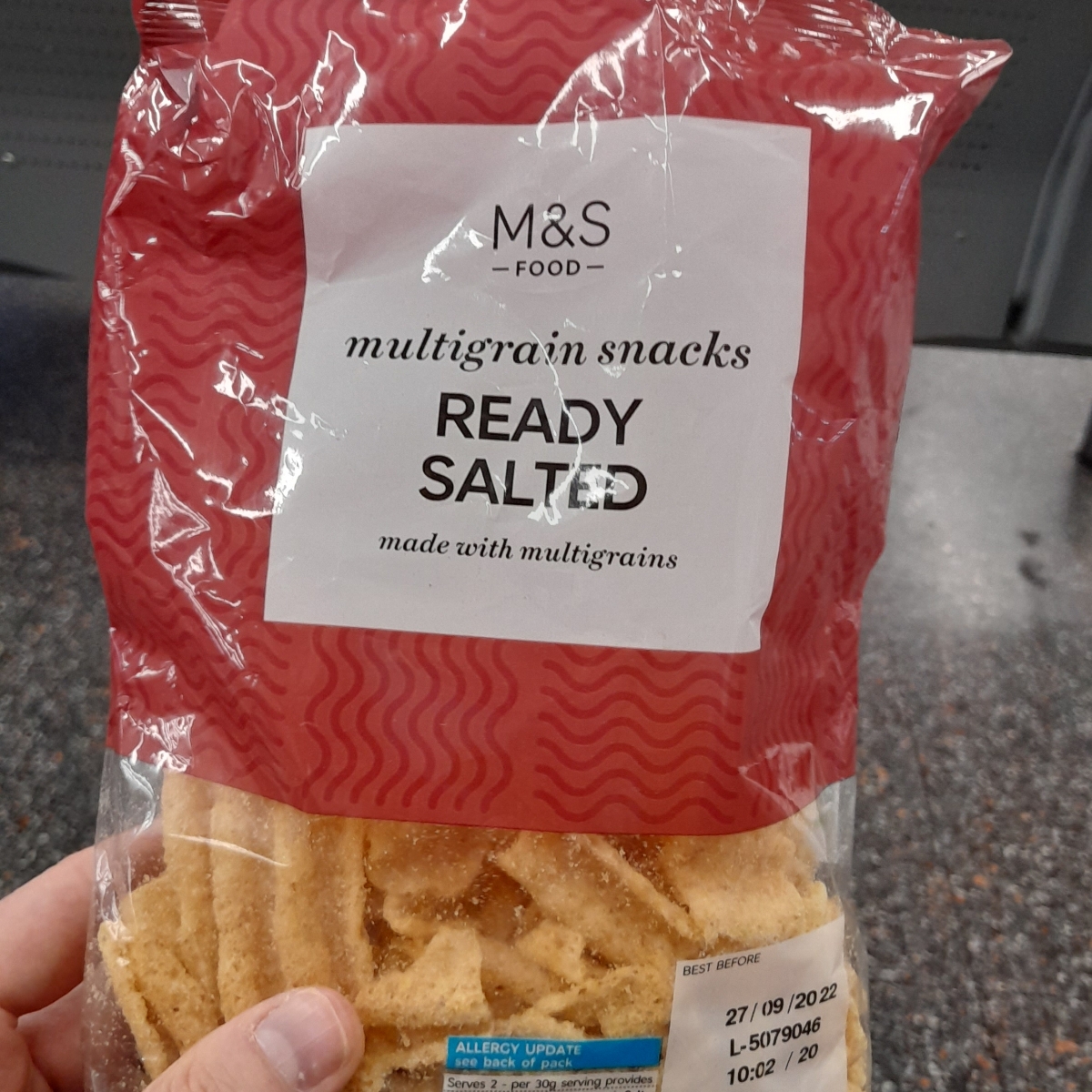 Whole Grain Snacks READY SALTED from Marks & Spencer Food (M&S) - Vegan Product Reviews ...