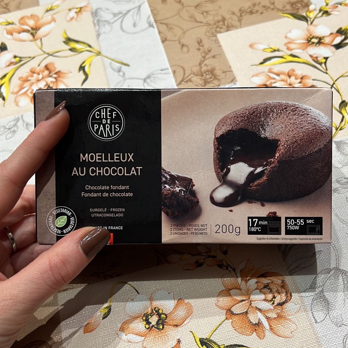 Moelleux au chocolat from Chef de paris - Vegan Product Reviews ...