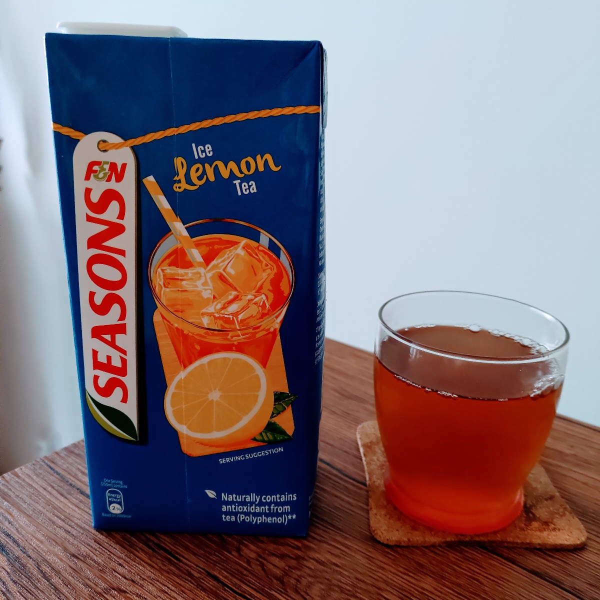 Ice lemon tea from F&N Seasons - Vegan Product Reviews & Ratings | abillion